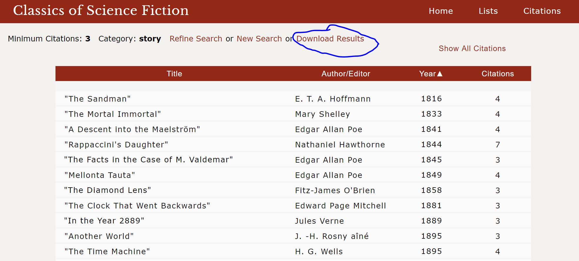 Create Your Own Reading Checklist – Classics of Science Fiction