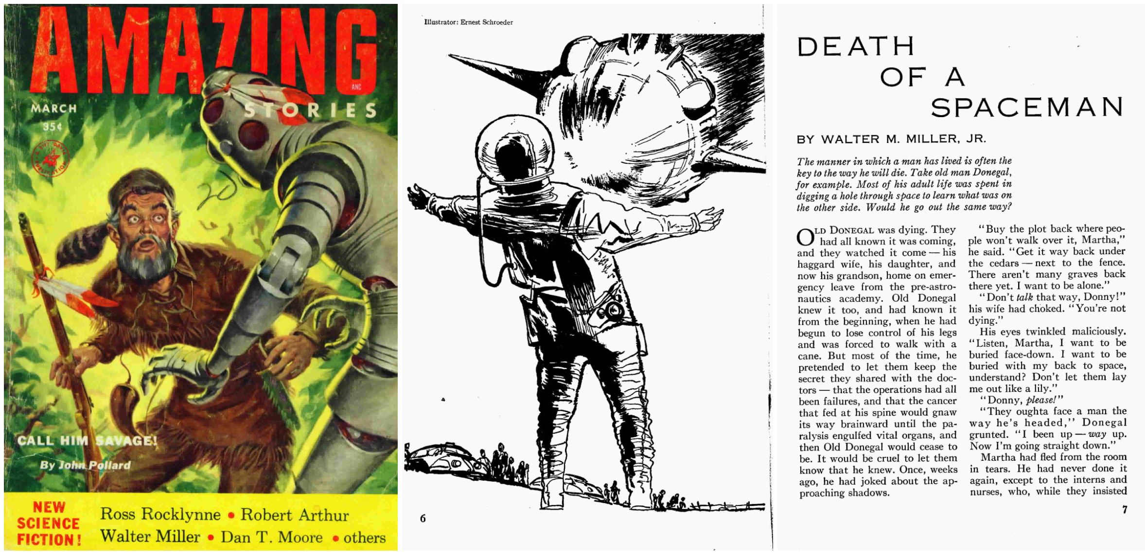 “Death of a Spaceman” by Walter M. Miller, Jr. – Classics of Science ...