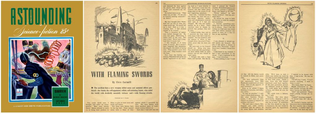 “With Flaming Swords” by Cleve Cartmill – Classics of Science Fiction