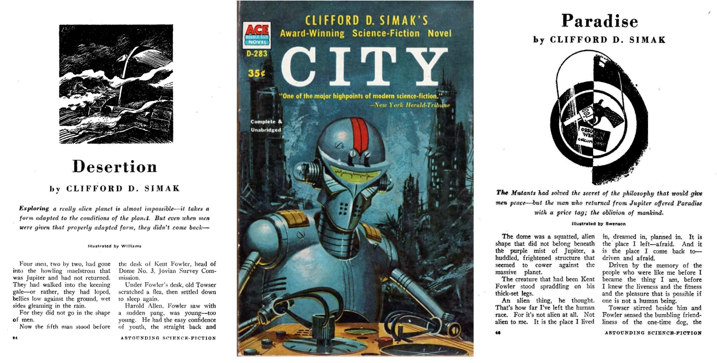 “Desertion” by Clifford D. Simak – Classics of Science Fiction