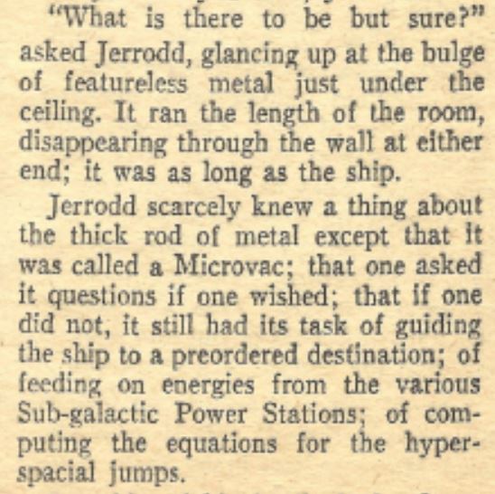 “The Last Question” by Isaac Asimov – Classics of Science Fiction