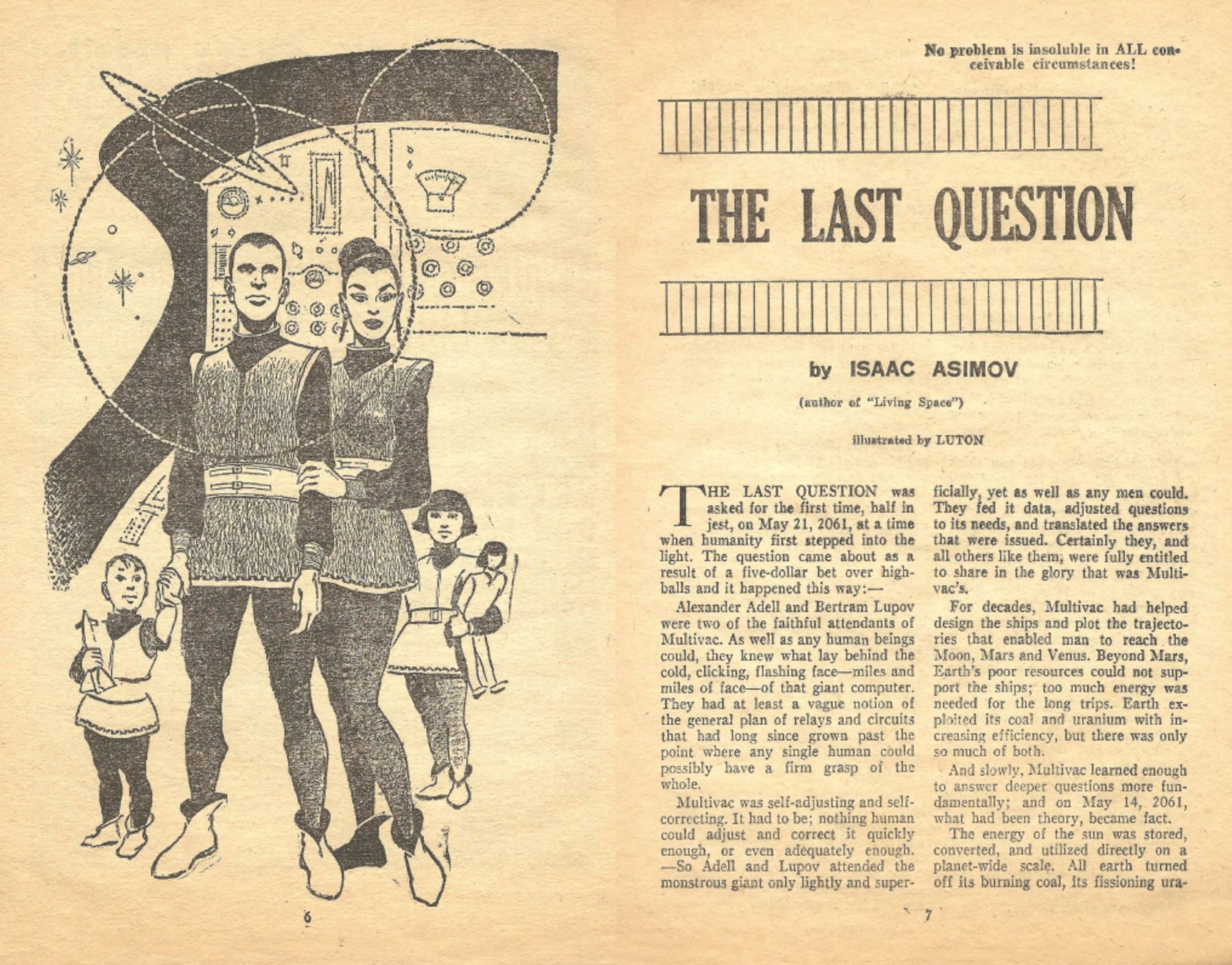 “The Last Question” by Isaac Asimov – Classics of Science Fiction