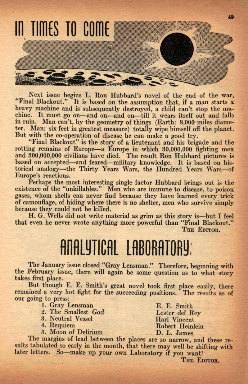 “Requiem” by Robert A. Heinlein – Classics of Science Fiction