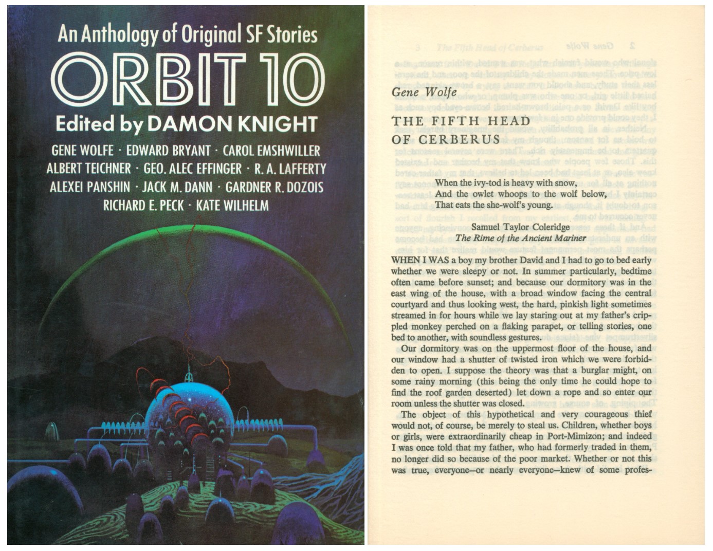 “The Fifth Head of Cerberus” by Gene Wolfe – Classics of Science Fiction