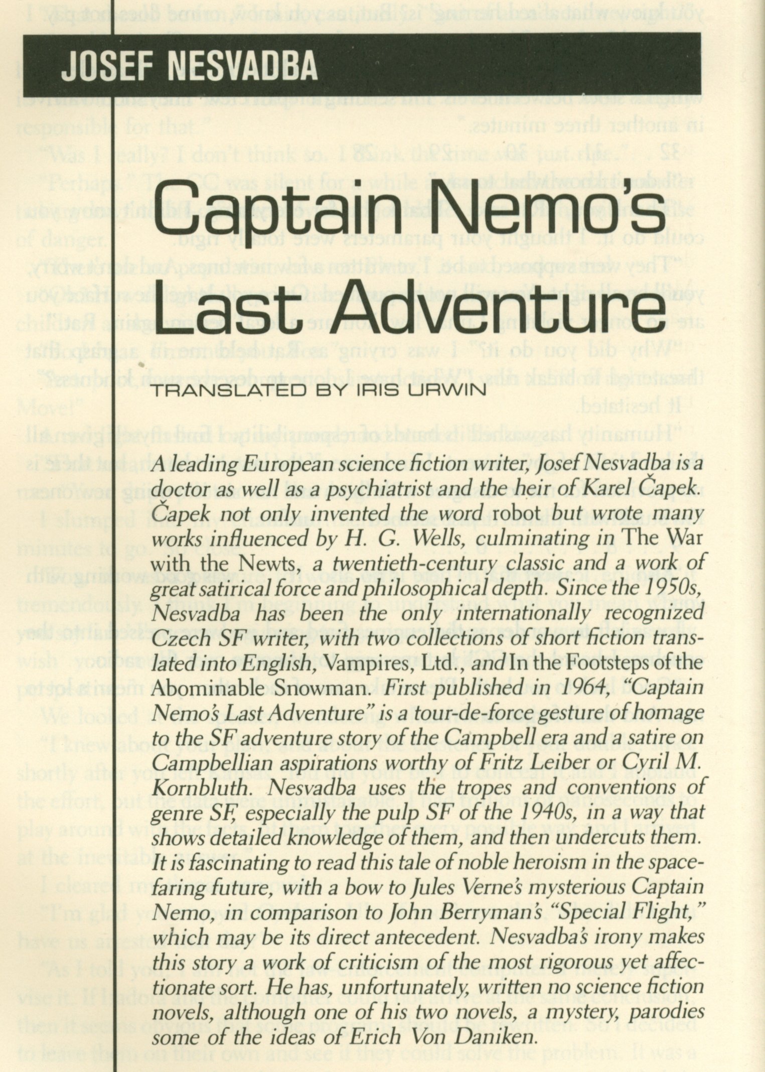 “Captain Nemo’s Last Adventure” by Josef Nesvadba – Classics of Science ...