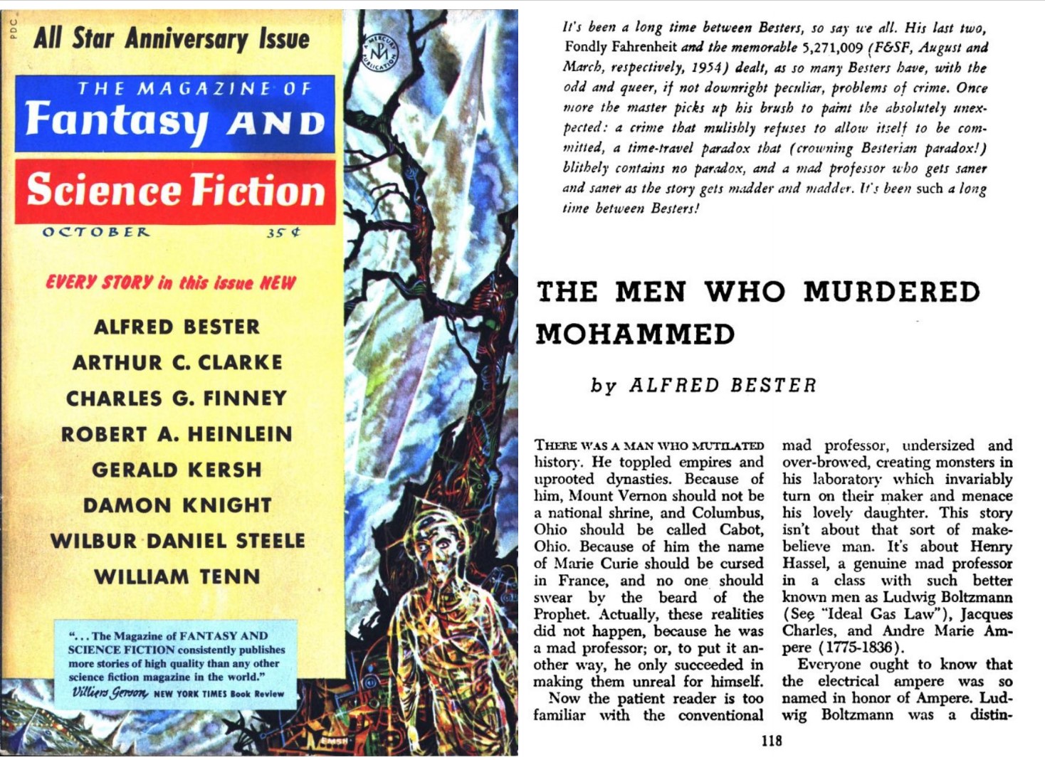 “The Men Who Murdered Mohammed” by Alfred Bester – Classics of Science ...