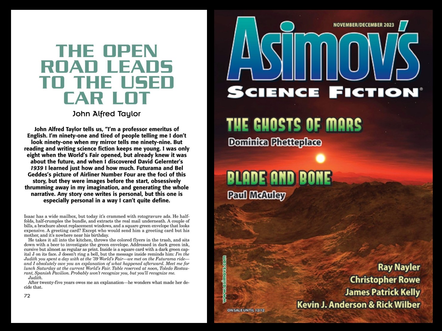 “The Open Road Leads to the Used Car Lot” by John Alfred Taylor ...