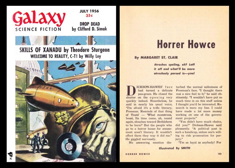 “Horrer Howce” by Margaret St. Clair – Classics of Science Fiction