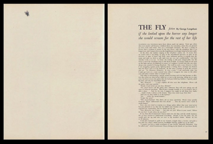 “The Fly” by George Langelaan – Classics of Science Fiction