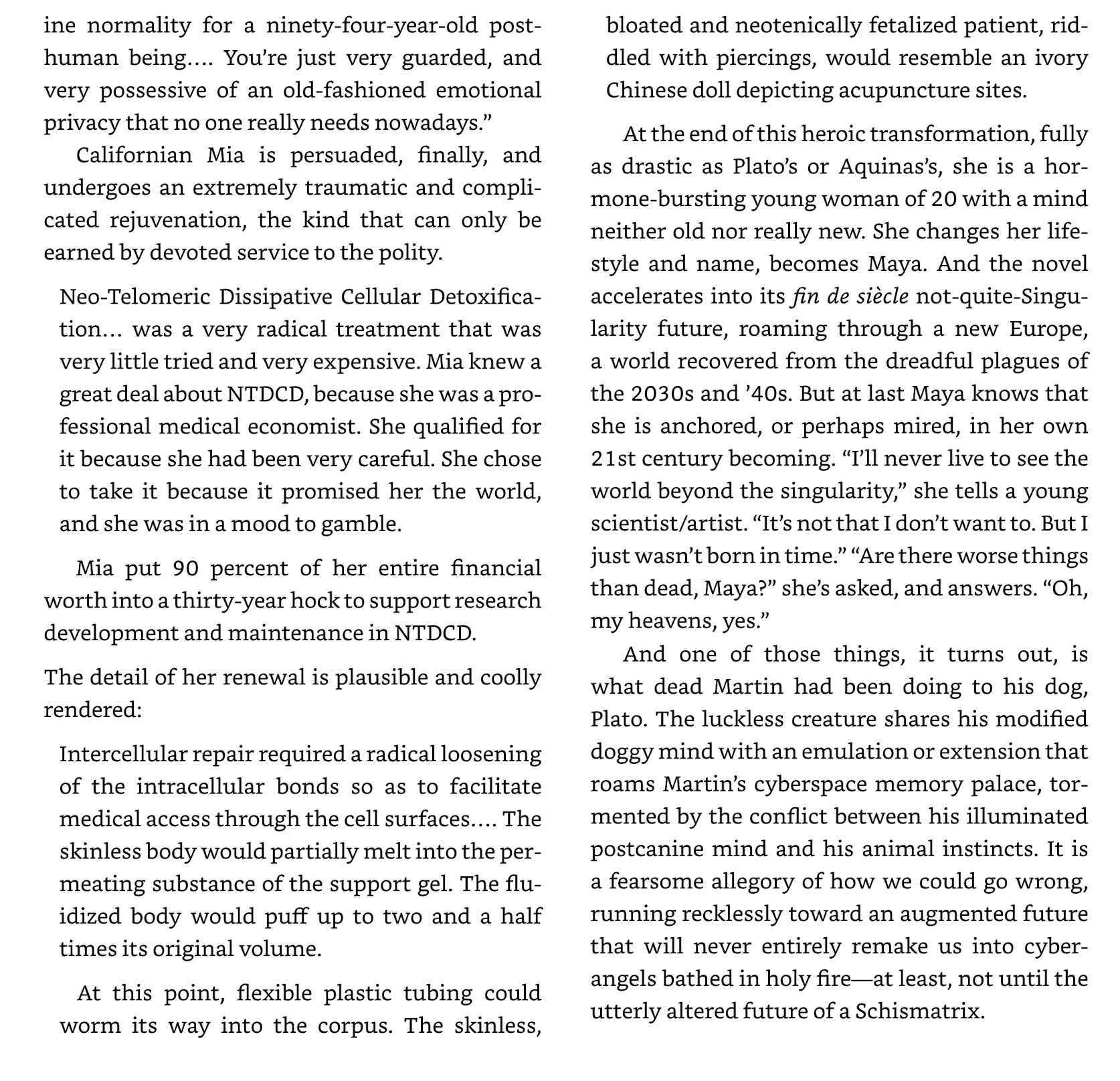 HOLY FIRE by Bruce Sterling – Classics of Science Fiction
