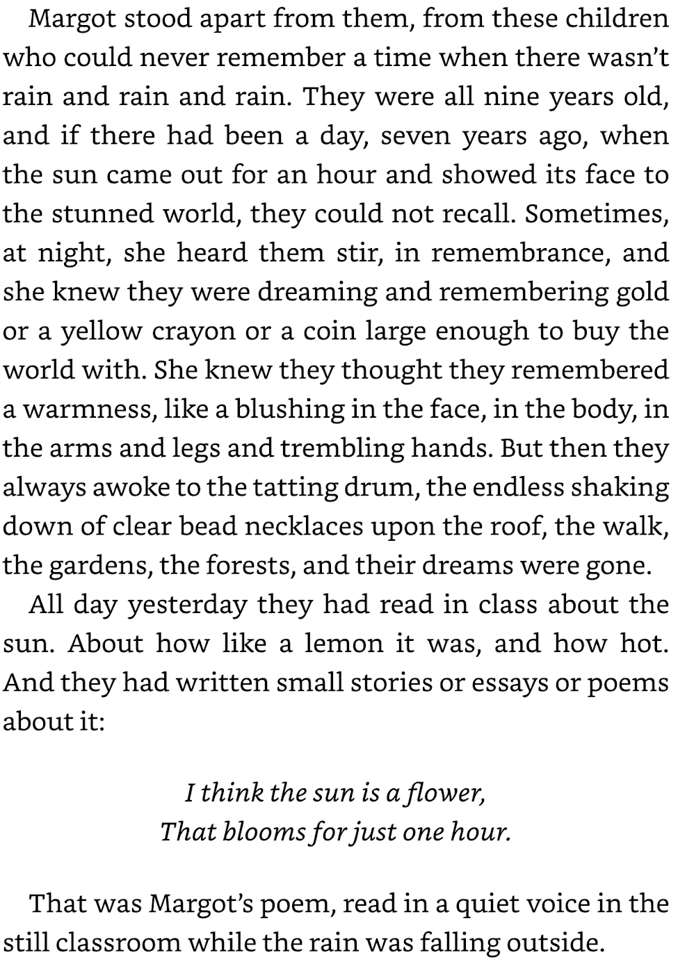 “All Summer in a Day” by Ray Bradbury – Classics of Science Fiction